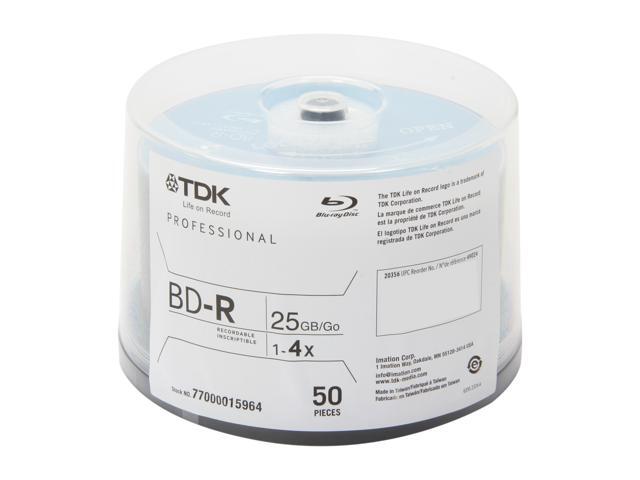 TDK 25GB 4X BD-R 50 Packs Disc Model 49024 - Newegg.ca