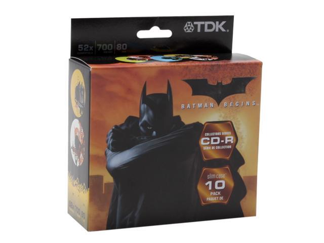 TDK 700MB 52X CD-R 10 Packs Disc Model W2CD-R80M10 - Newegg.com