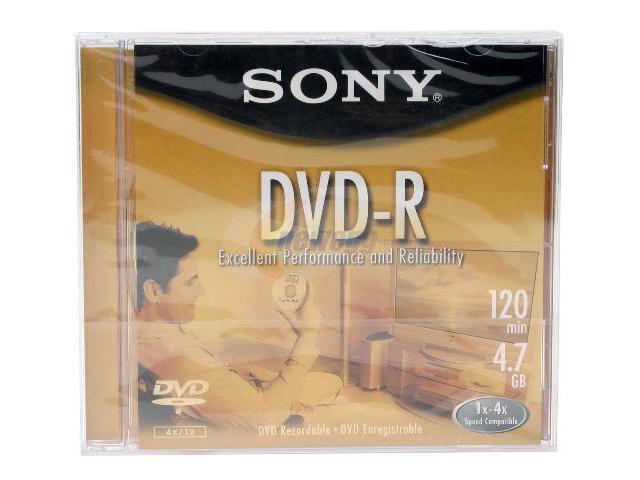 SONY 4.7GB 4X DVD-R Single Disc Model DMR47L2//V - Newegg.com