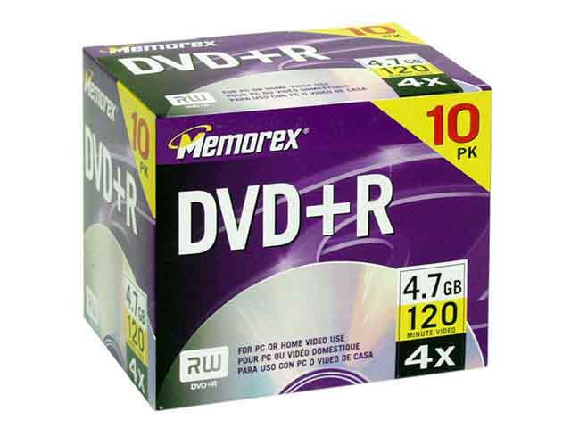 memorex 4.7GB 4X DVD+R 10 Packs Disc Model 32025540 - Newegg.com