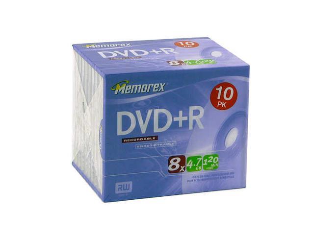memorex 4.7GB 8X DVD+R 10 Packs Disc Model 32025605 - Newegg.com