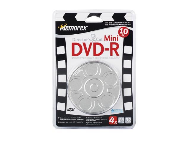 memorex 1.4GB 4X Mini DVD-R 10 Packs Media Model 05665 - Newegg.com