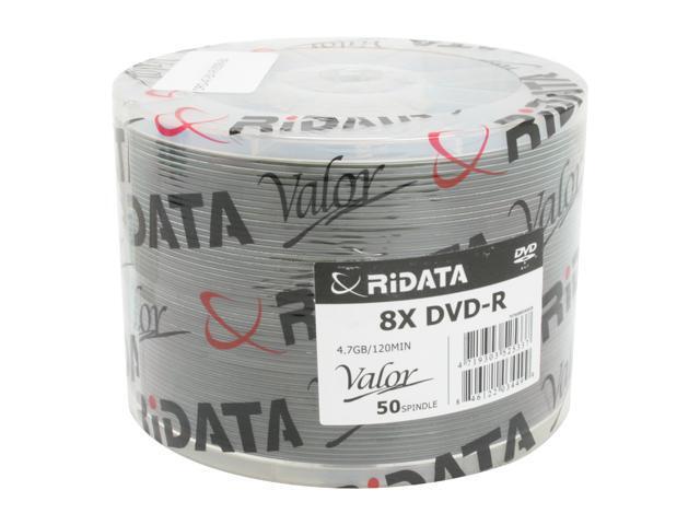 RiDATA 4.7GB 8X DVD-R 50 Packs Disc Model DRD-47-8X-RV50R-BK - Newegg.com