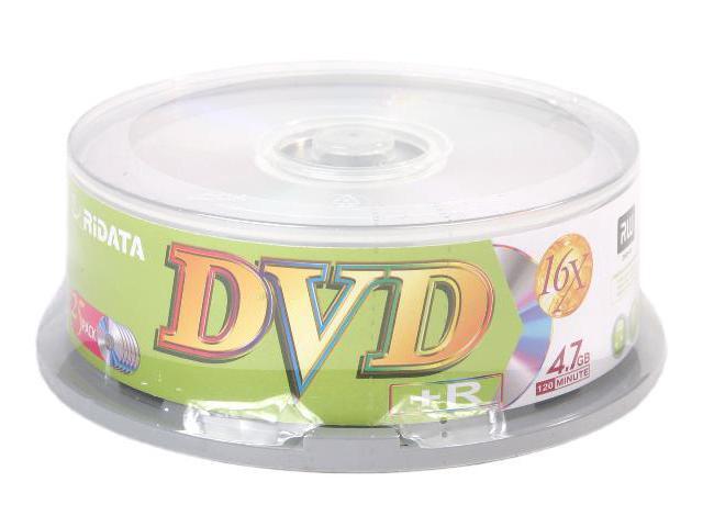 RiDATA 4.7GB 16X DVD+R 25 Packs Disc Model DRD+4716-RDCB25 - Newegg.com