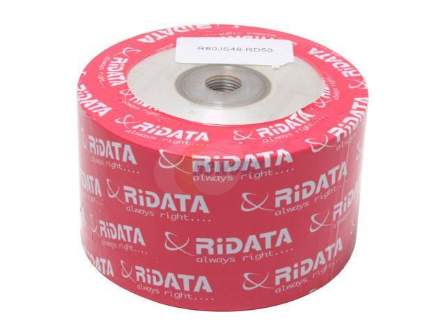 RiDATA 700MB 48X CD-R 50 Packs Disc Model R80JS48-RD50 - Newegg.com