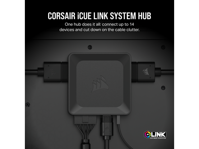 CORSAIR iCUE LINK System Hub - Connect Up to 14 CORSAIR iCUE LINK ...