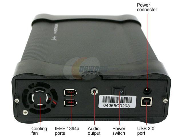 AMS VENUS DS-2512CBK Black External Enclosure - Newegg.com