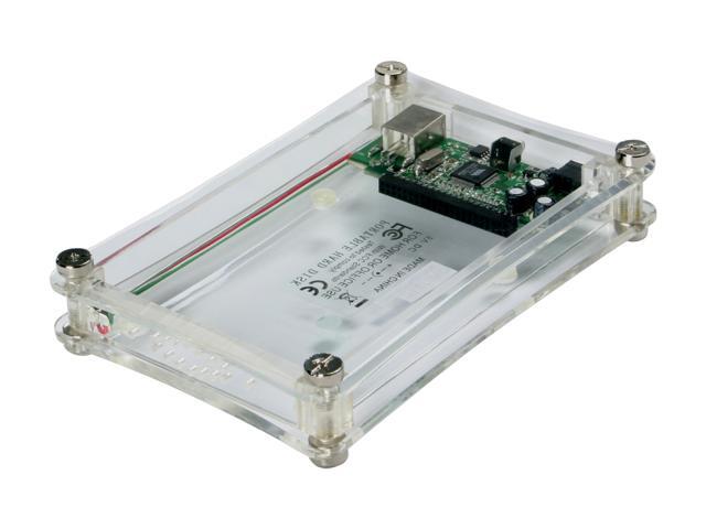 Open Box: Koutech IO-EEU223 Durable See-Through Clear external HDD case ...