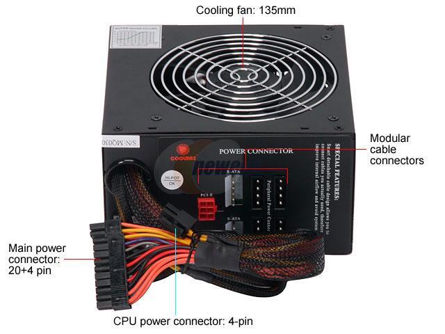 COOLMAX CU-400B 400 W Power Supply - Newegg.com