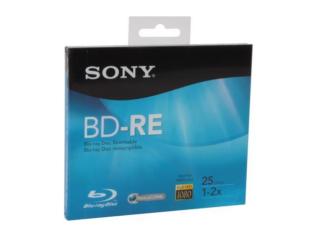 SONY 25GB 2X BD-RE Single Disc Model BNE-25RH - Newegg.ca