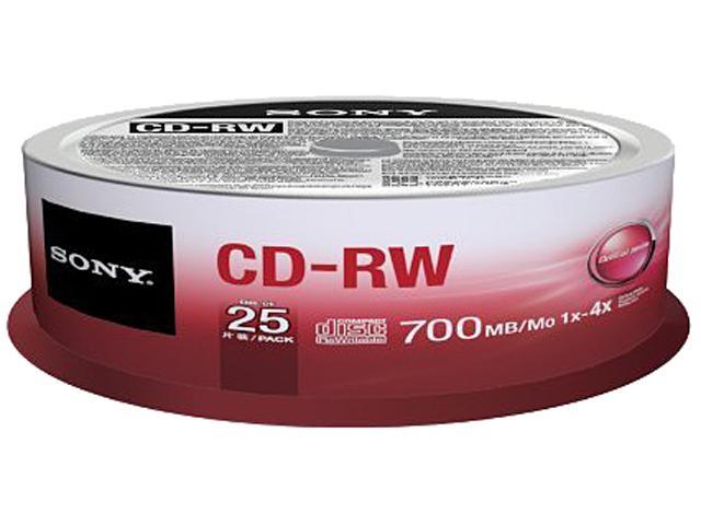 SONY CD-RW 25 Packs Disc - Newegg.com