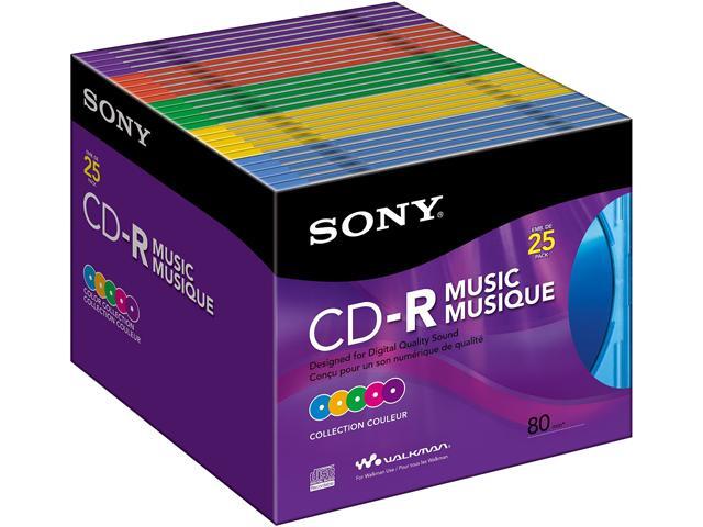 SONY 700MB CD-R 25 Packs Disc Model 25CRM80XS - Newegg.com
