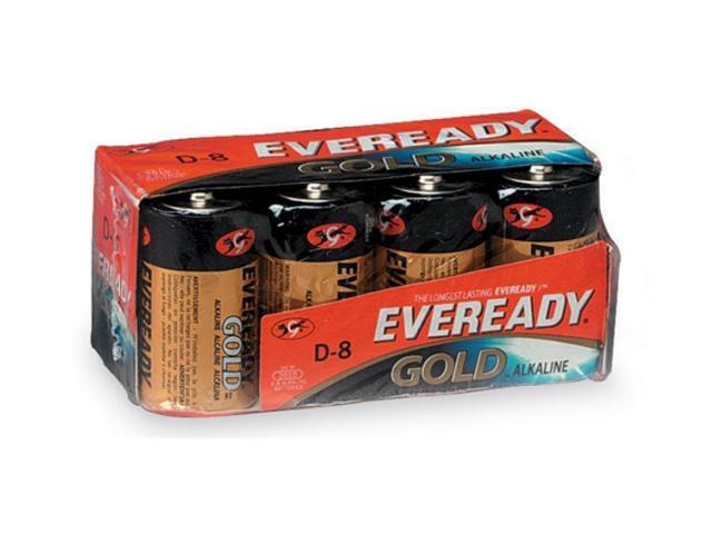 ENERGIZER Eveready Gold 1.5V D Alkaline Battery, 8-pack - Newegg.com