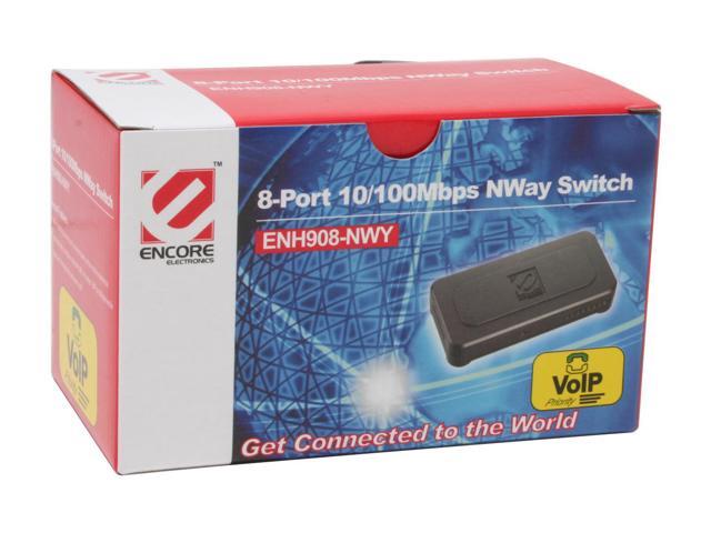 ENCORE ENH908-NWY Fast Ethernet Switch - Newegg.com