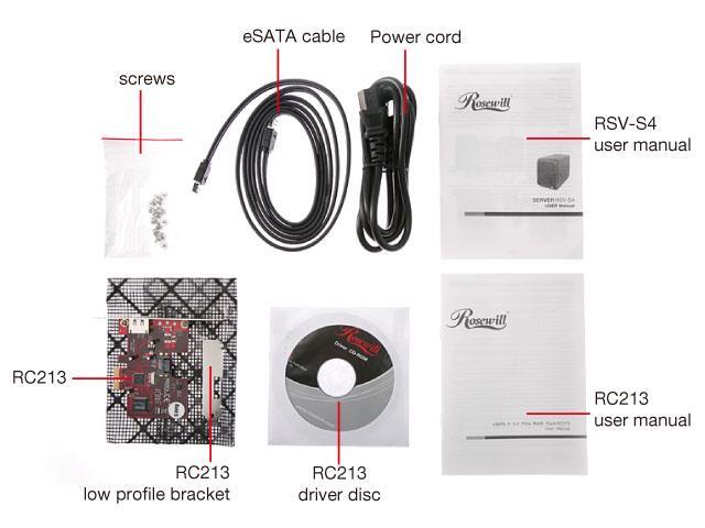 Rosewill RSV-S4 External Quad 3.5" SATA 3G HDD 4-Bay RAID System with ...