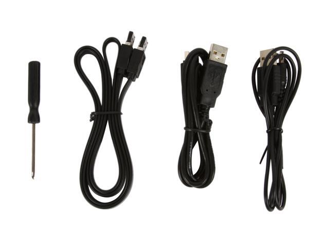 Rosewill RX81US-HT-25A-BLK Aluminum / ABS 2.5" SATA eSATA & USB 2.0 ...