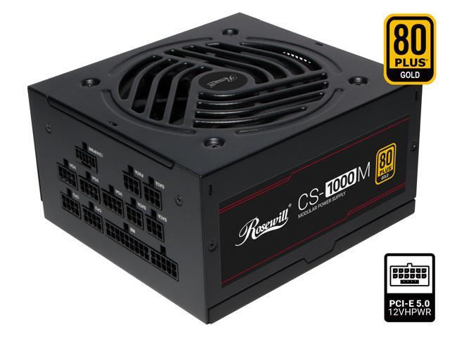 Open Box: Rosewill CS-1000M PCIE 5.0, 80 GOLD Full Modular Gaming Power ...