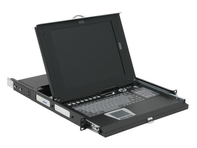 StarTech CABCONS8 1U DuraView LCD Rack / Cabinet Console with ...