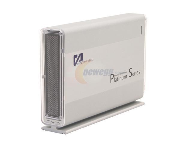CP TECHNOLOGIES Platinum Series CP-U2C-3H Silver External Enclosure ...