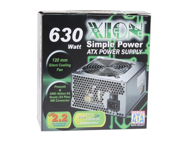 XION XON-630P12N 630 W Power Supply - Newegg.com