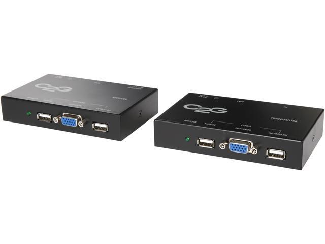 C2G 40322 VGA + USB over Cat5 KVM Extender, Black - Newegg.ca
