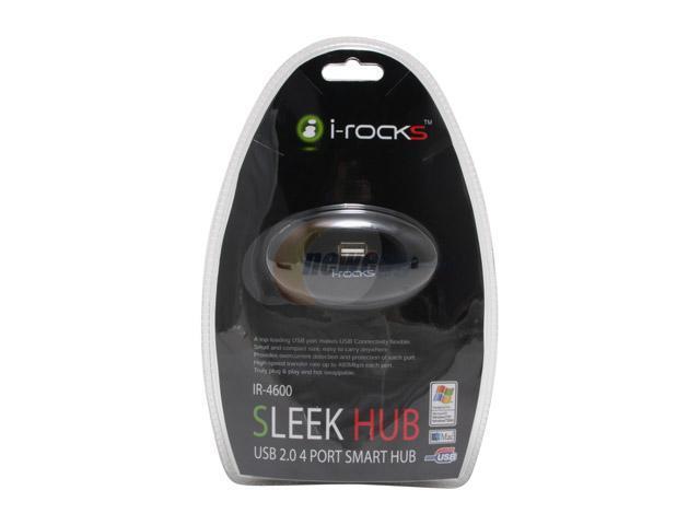 i-rocks ir-4600-BK USB 2.0 Smart Hub Black - Newegg.com