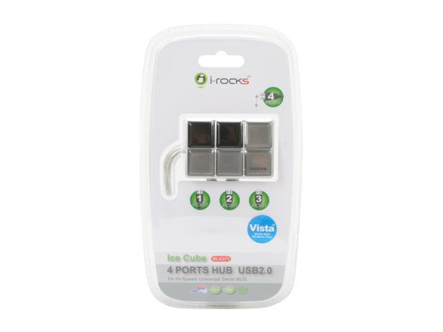 i-rocks IR-4371-BK Ice Cube USB 2.0 Bus Powered Mini Hub Black - Newegg.com