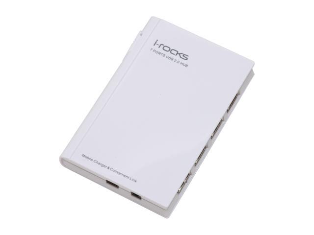 i-rocks IR-4660 White 7Power 6+1 Port USB Hub - Newegg.com