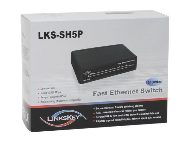 LINKSKEY LKS-SH5P Ethernet Mini Switch - Newegg.com