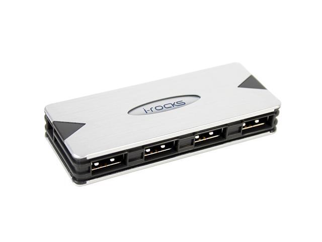 i-rocks IR-4100 Silver 4-ports Aluminum USB Hub - Newegg.com
