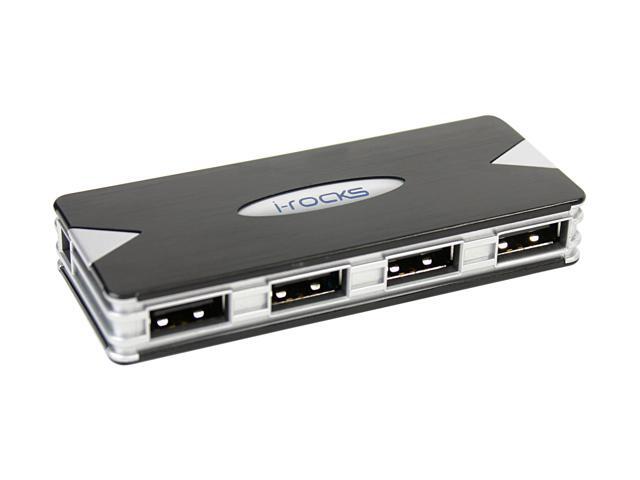 i-rocks IR-4100 Black 4-ports Aluminum USB Hub - Newegg.com