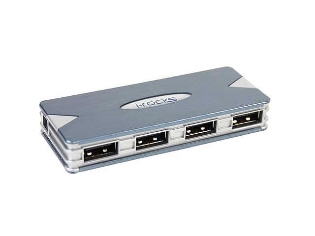 i-rocks IR-4100 Blue 4-ports Aluminum USB Hub - Newegg.com