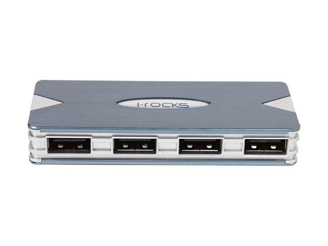 i-rocks IR-4100 Blue 4-ports Aluminum USB Hub - Newegg.com
