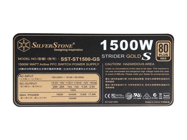 SilverStone ST1500-GS 1500 W Power Supply - Newegg.ca