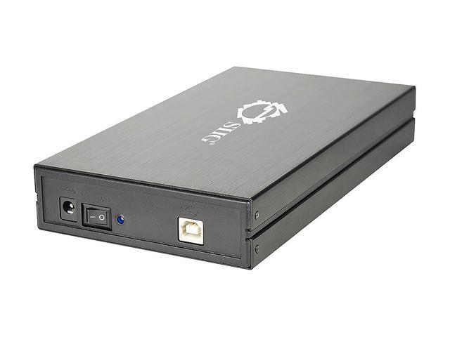 SIIG JU-SA0E12-S1 Black External Hard Disk Enclosure - Newegg.com