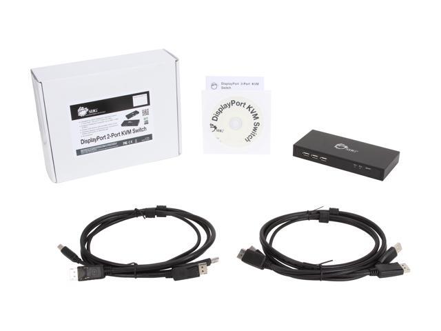 SIIG CE-KV0411-S1 DisplayPort 2-Port KVM Switch - Newegg.com SIIG CE-KV0411-S1 DisplayPort 2-Port KVM Switch - Newegg.com