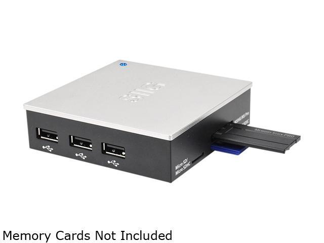 SIIG USB 3.0 & 2.0 Hub with Card Reader and 5V/4A Adapter - Newegg.com