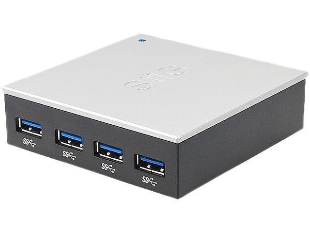 SIIG JU-H40812-S1 USB 3.0 4-Port Hub with 5V/4A Adapter - Newegg.com