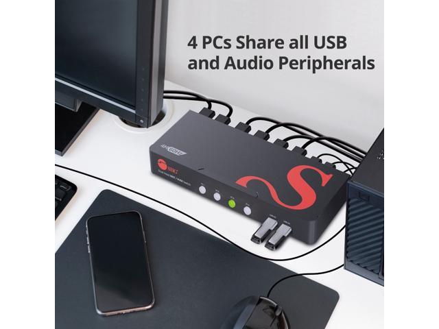 SIIG 4-Port DisplayPort 1.4 8K MST Dual Head KVM Console Switch CE ... SIIG 4-Port DisplayPort 1.4 8K MST Dual Head KVM Console Switch CE ...