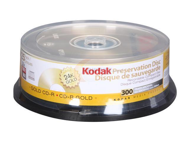 Kodak CD-R 25 Packs Disc Model 21125 - Newegg.com