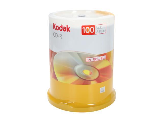 Kodak CD-R 100 Packs Disc Model 20300 - Newegg.com