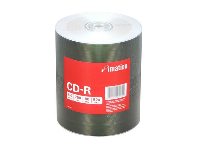 imation 700MB 52X CD-R 100 Packs Disc Model 27274 - Newegg.com