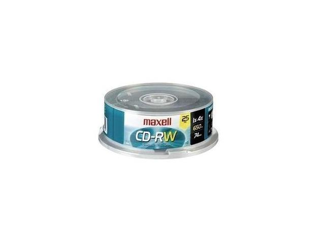 maxell 700MB 4X CD-RW 25 Packs Disc Model 630026 - Newegg.com