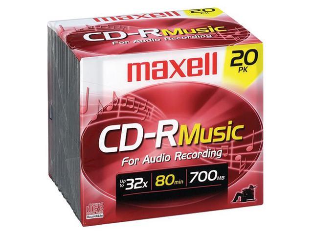 maxell 700MB 32X CD-R 20 Packs Disc Model 625330 - Newegg.com