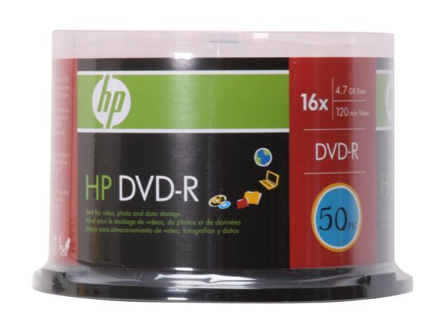 HP 4.7GB 16X DVD-R 50 Packs Disc Model 66000084104 - Newegg.com