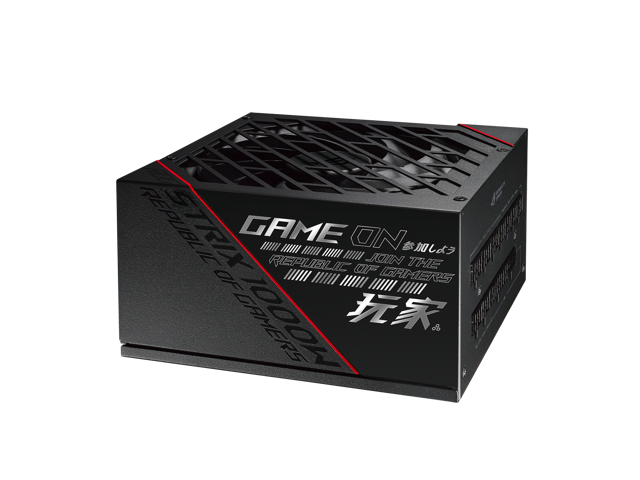 ASUS ROG Strix 1000W Gold PSU (16-pin cable), Power Supply - ROG ...