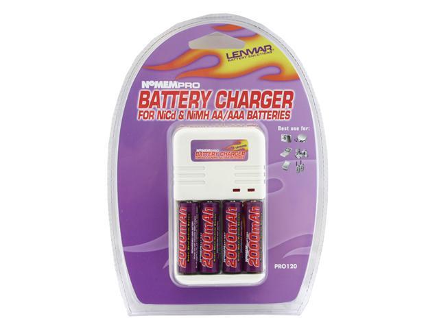 LENMAR PRO120 Rechargeable Batteries & Charger Kit - Newegg.com