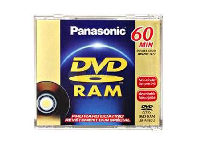Panasonic 2.8GB DVD-RAM Double-sided Media Model LM-AF60U - Newegg.com