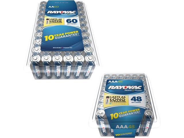 Rayovac 815-60ppf Alkaline Pro Pack (aa, 60 Pk) With 824-48pptf Pro ...