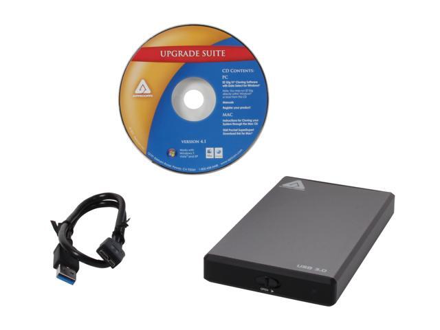 Open Box: APRICORN EZ-UP3 Black Notebook Hard Drive Upgrade Kit for ...